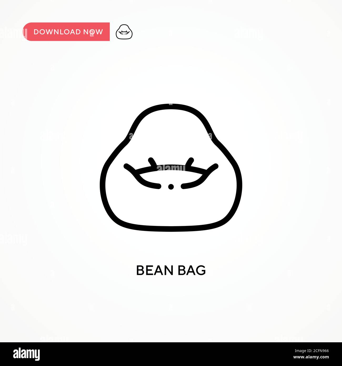 Bean chair vector vectors hi-res stock photography and images - Alamy