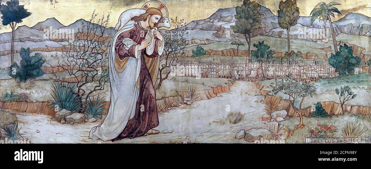 Shields Frederic James - the Lost Sheep - British School - 19th Century ...