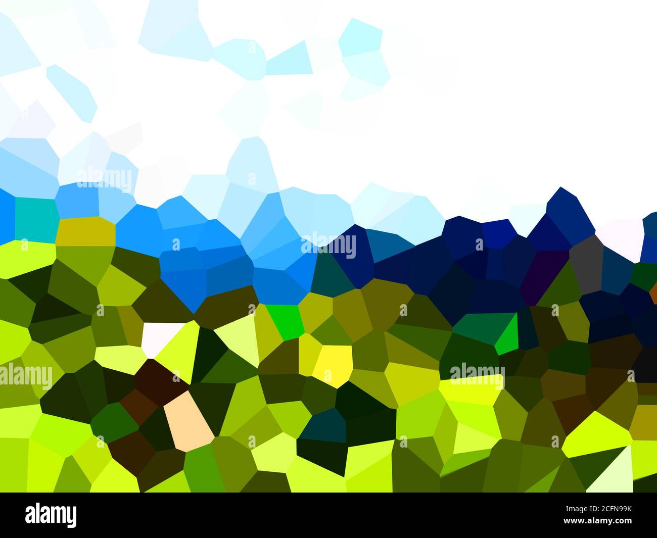 Illustration of Pixels pattern with various bright colors creates an ...