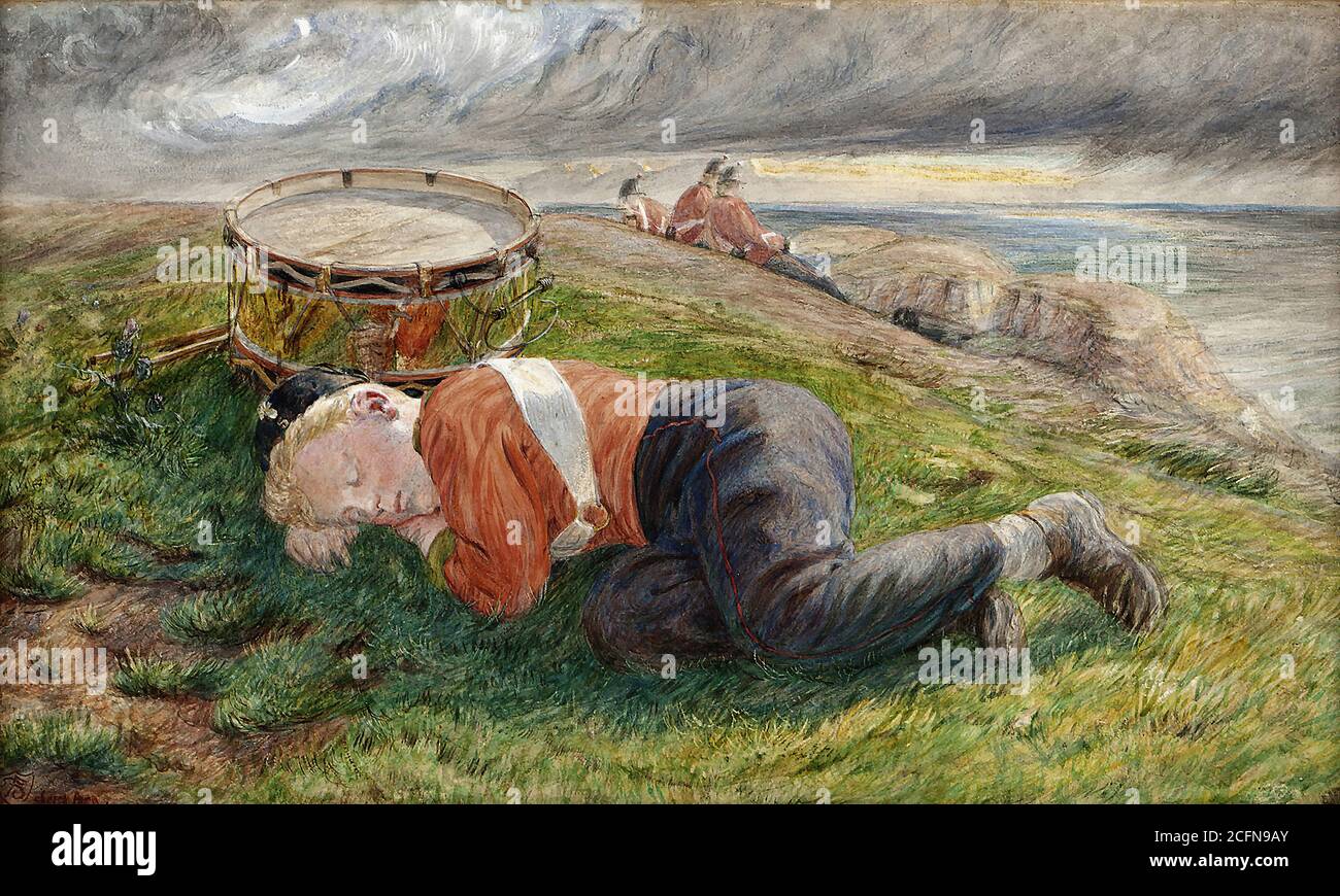 Shields Frederic James - the Drummer Boy's Dream (Sketch) - British ...