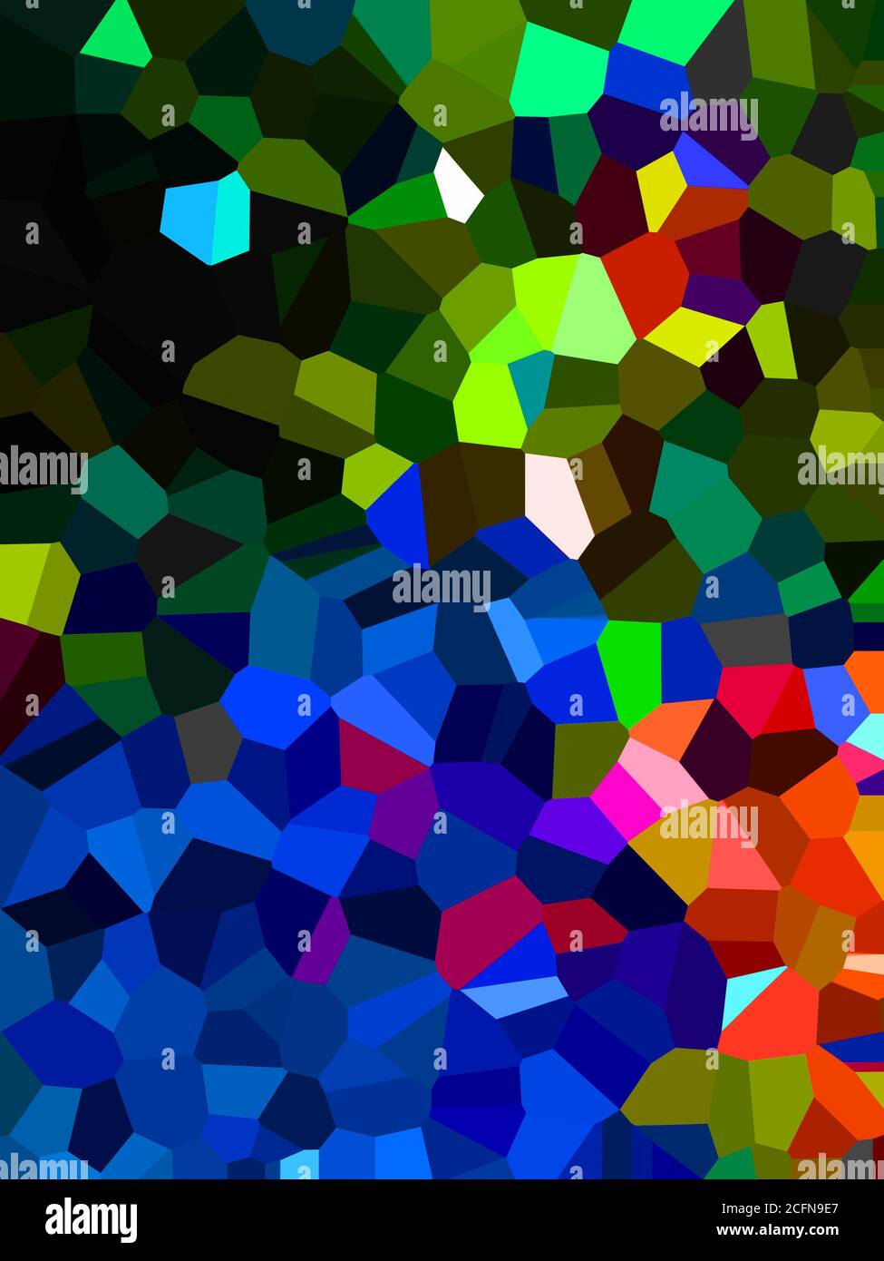 Illustration of Pixels pattern with various bright colors creates an ...