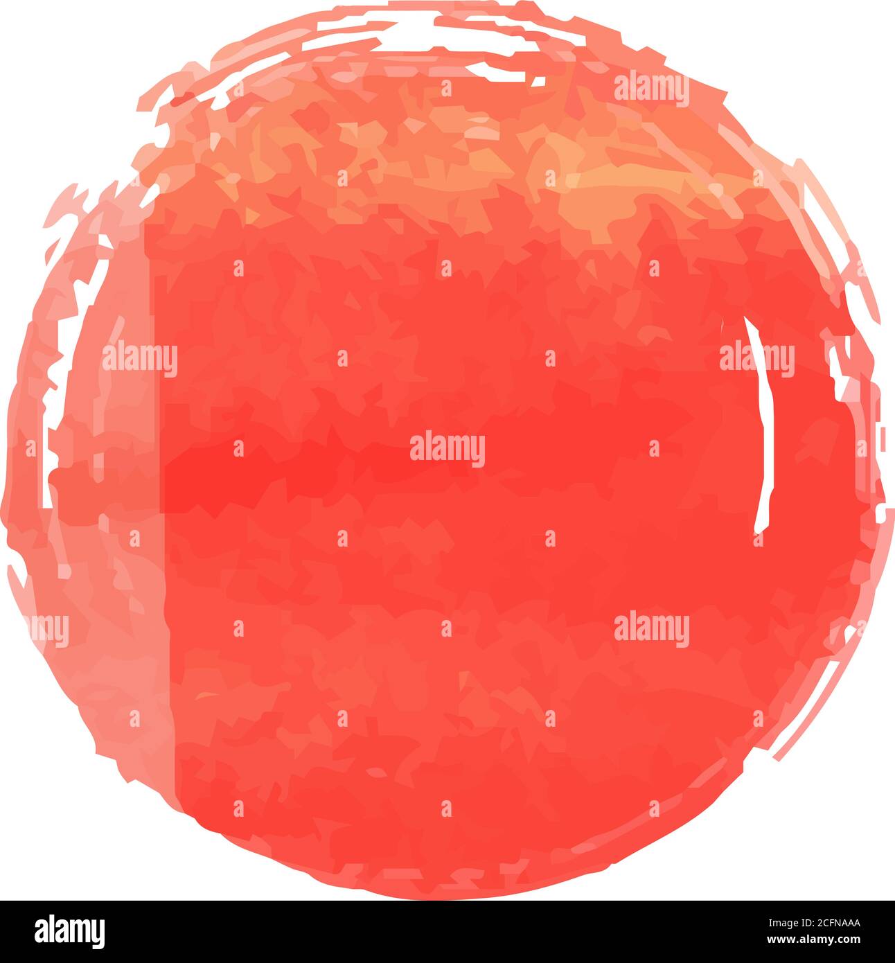 This is a illustration of Warm Watercolor Circle drawn with a brushlet ...