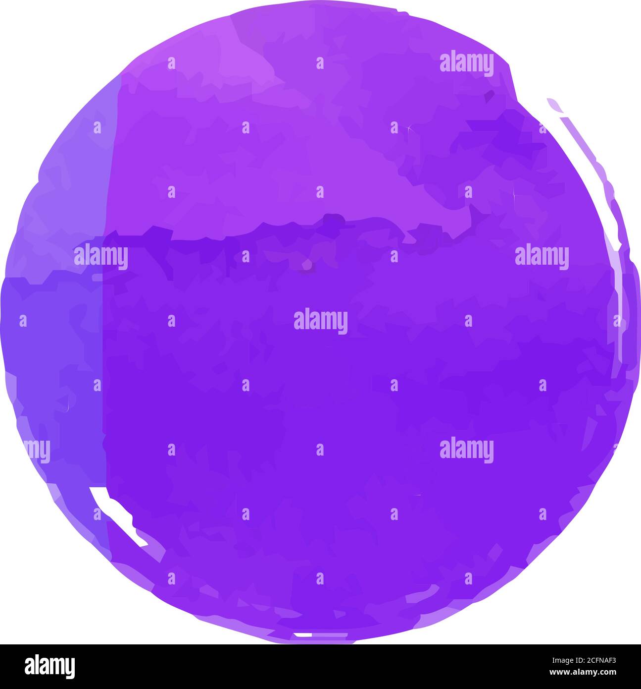 This is a illustration of Purple Watercolor Circle drawn with a ...