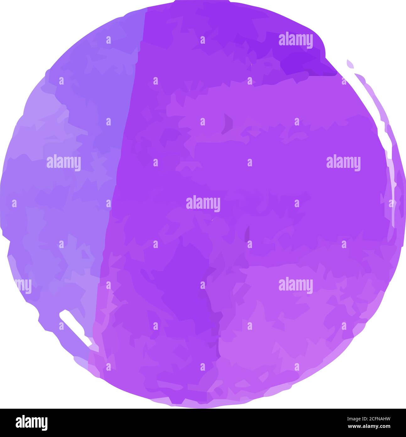 This is a illustration of Purple Watercolor Circle drawn with a ...
