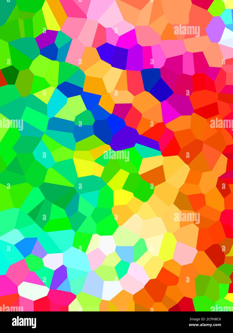 Illustration of Pixels pattern with various bright colors creates an ...