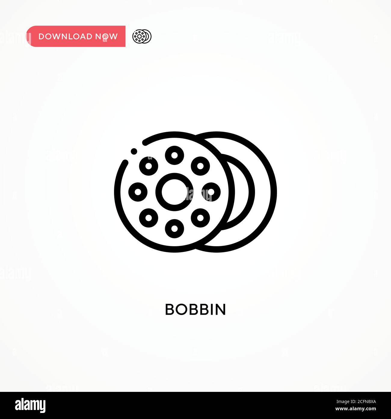 Bobbin vector icon. Modern, simple flat vector illustration for web ...