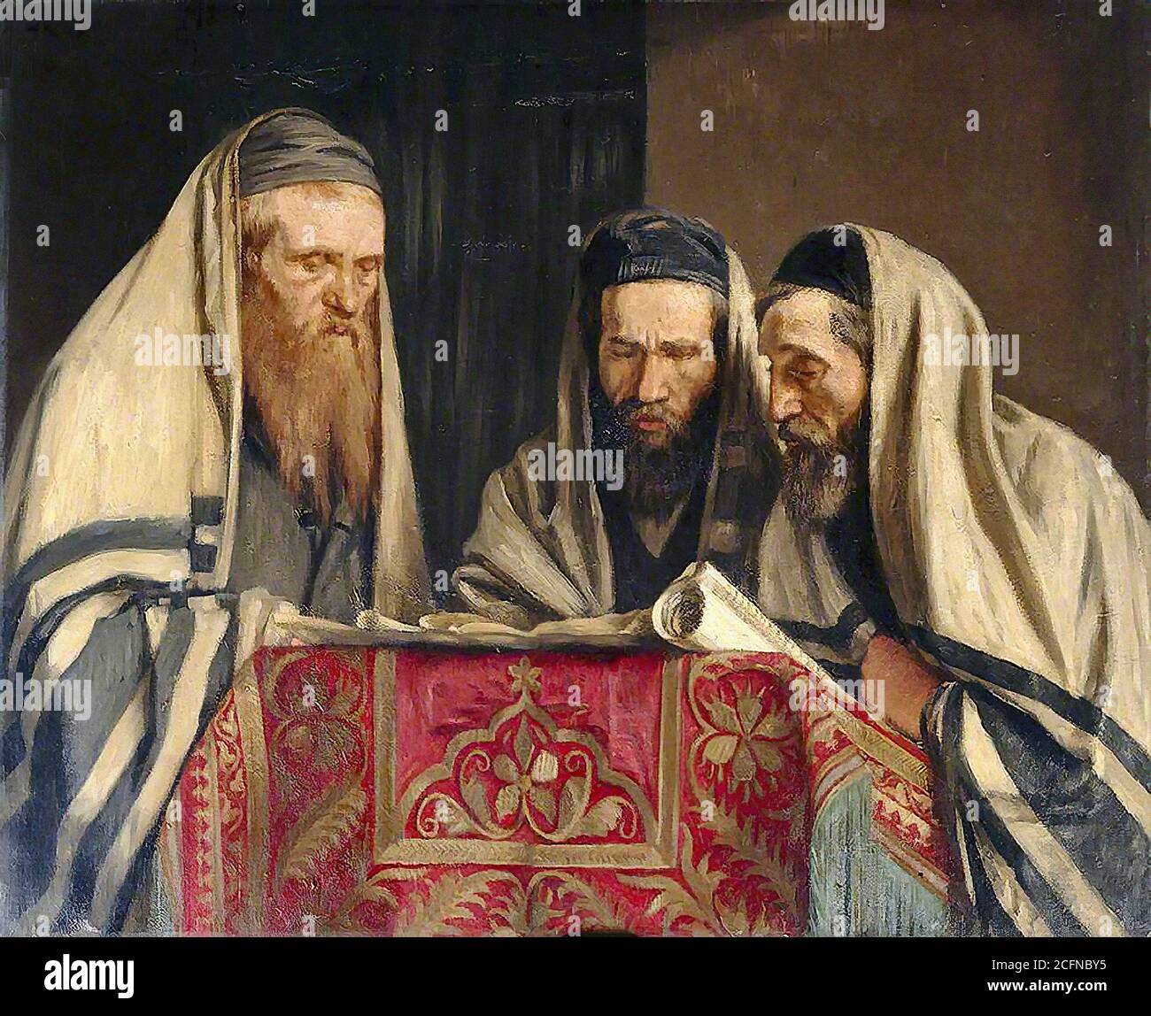 Rothenstein William - Reading the Book of Esther - British School ...