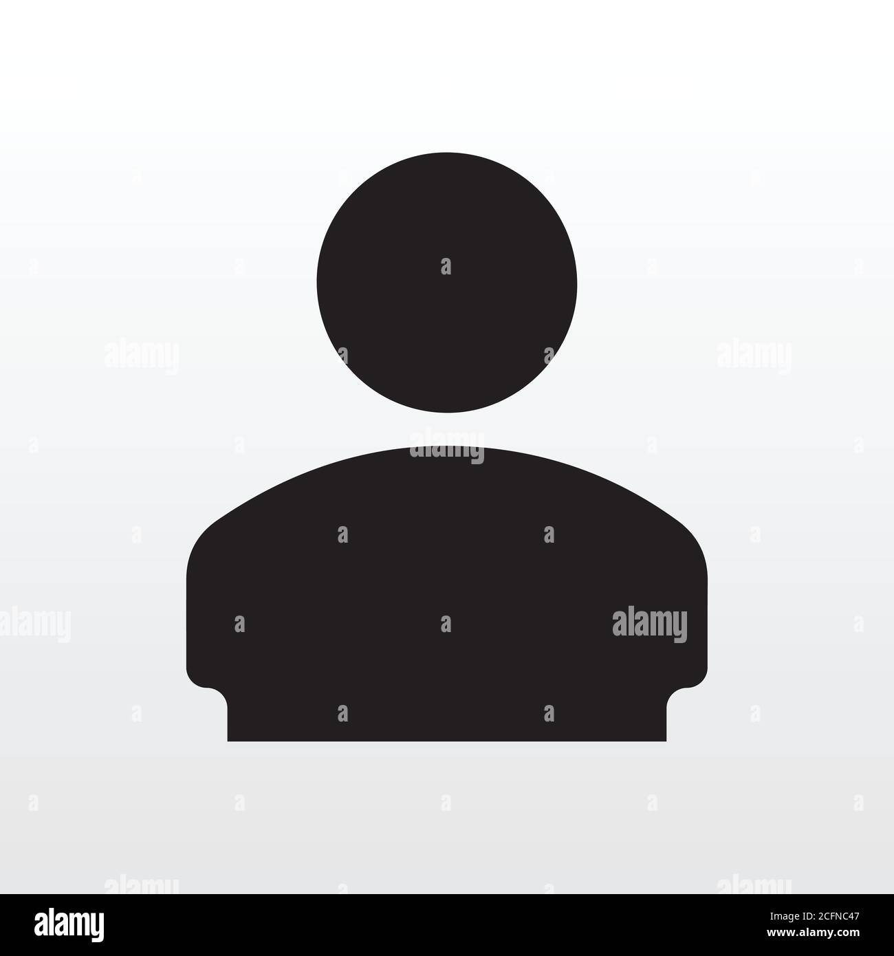 People icon design flat isolated vector illustration. User sign icon on ...