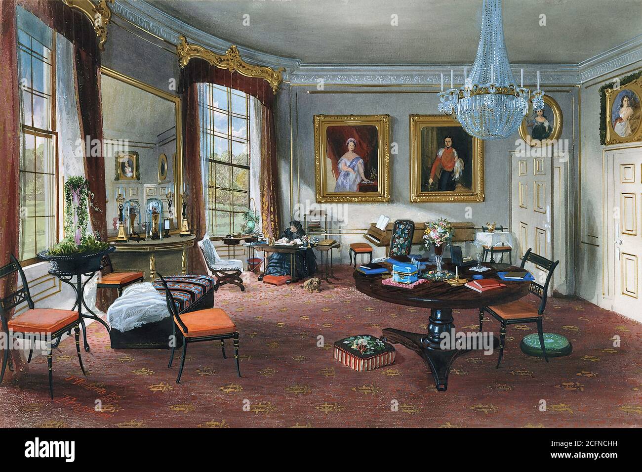 Roberts James - Frogmore House - the Duchess of Kent's Sitting Room ...