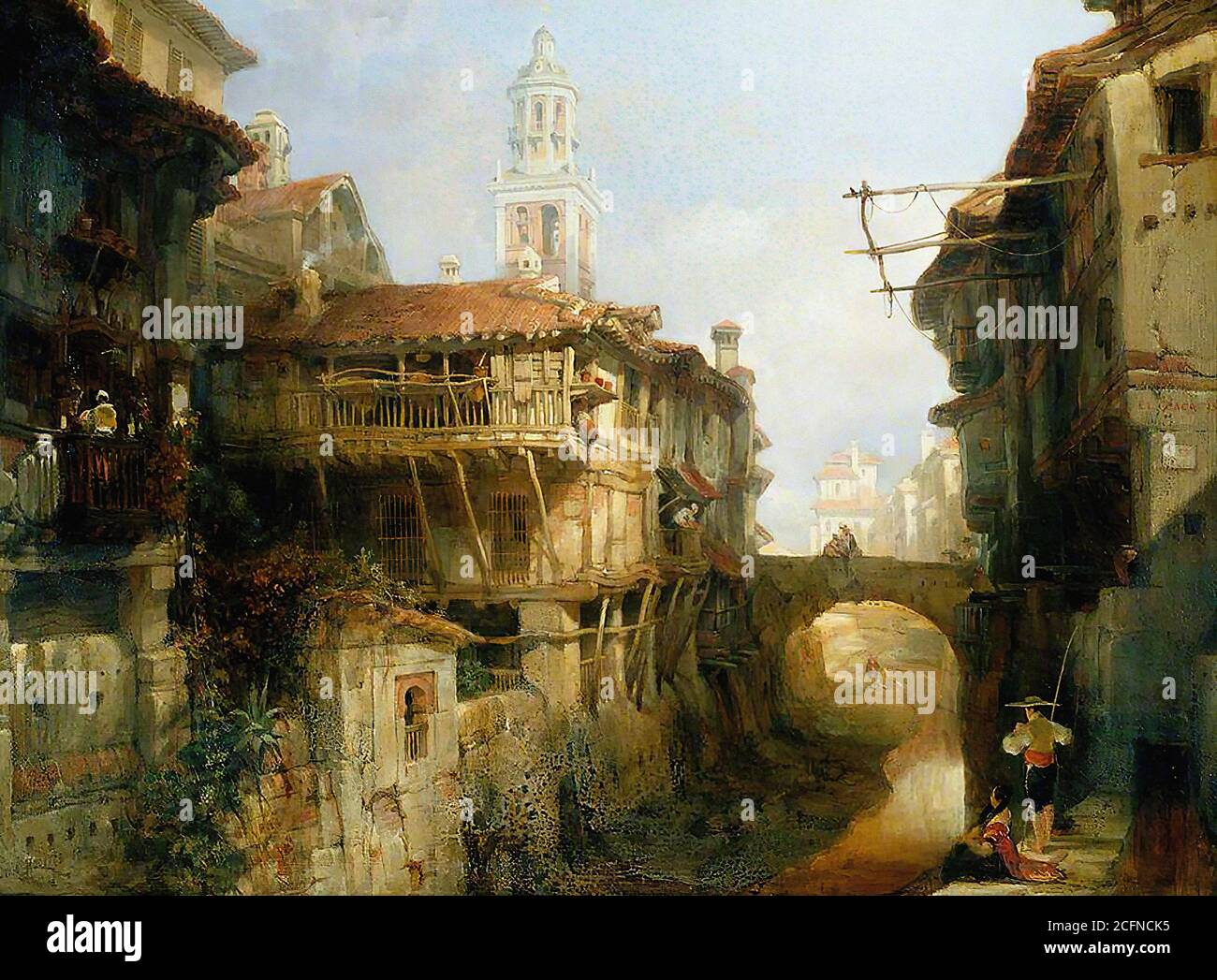 Roberts David - Old Buildings on the Darro Granada - British School ...