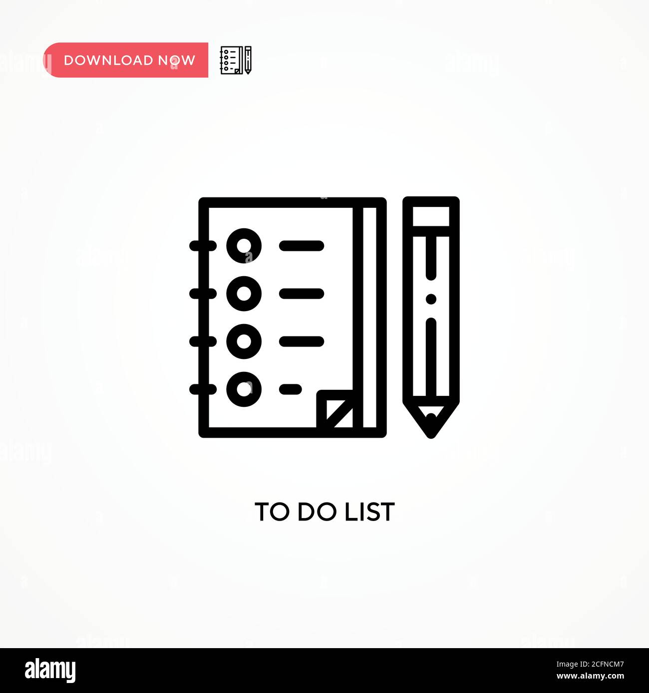 To do list vector icon. Modern, simple flat vector illustration for web ...