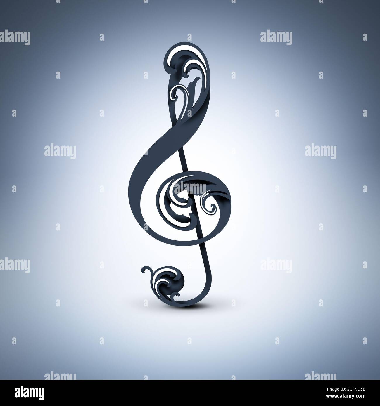Treble clef background High Resolution Stock Photography and Images - Alamy