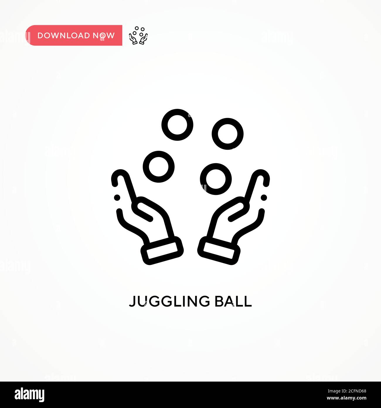 Girl juggling balls Stock Vector Images - Alamy