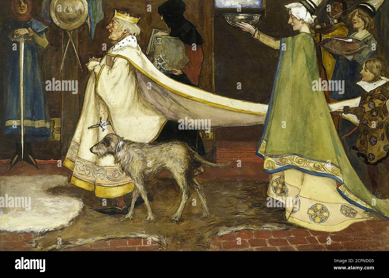 Reid Stephen - Old King Cole - British School - 19th Century Stock ...