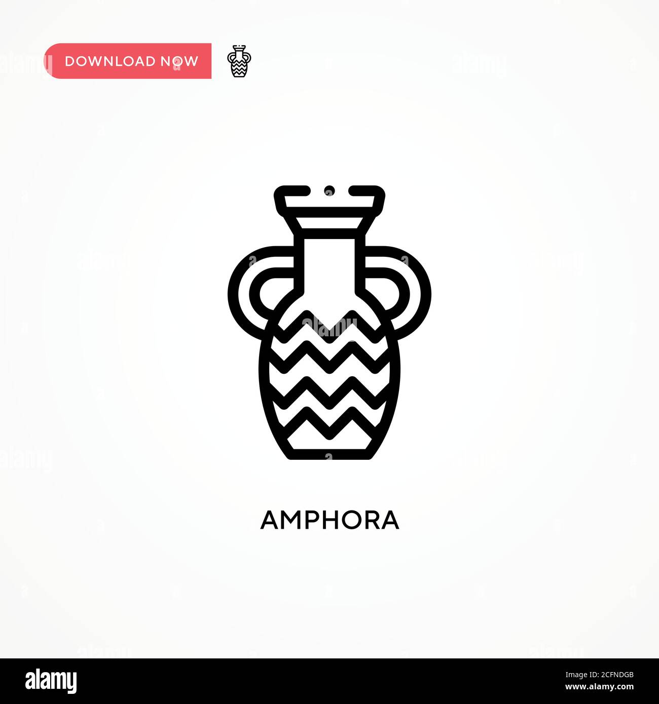 Amphora vector icon. Modern, simple flat vector illustration for web ...