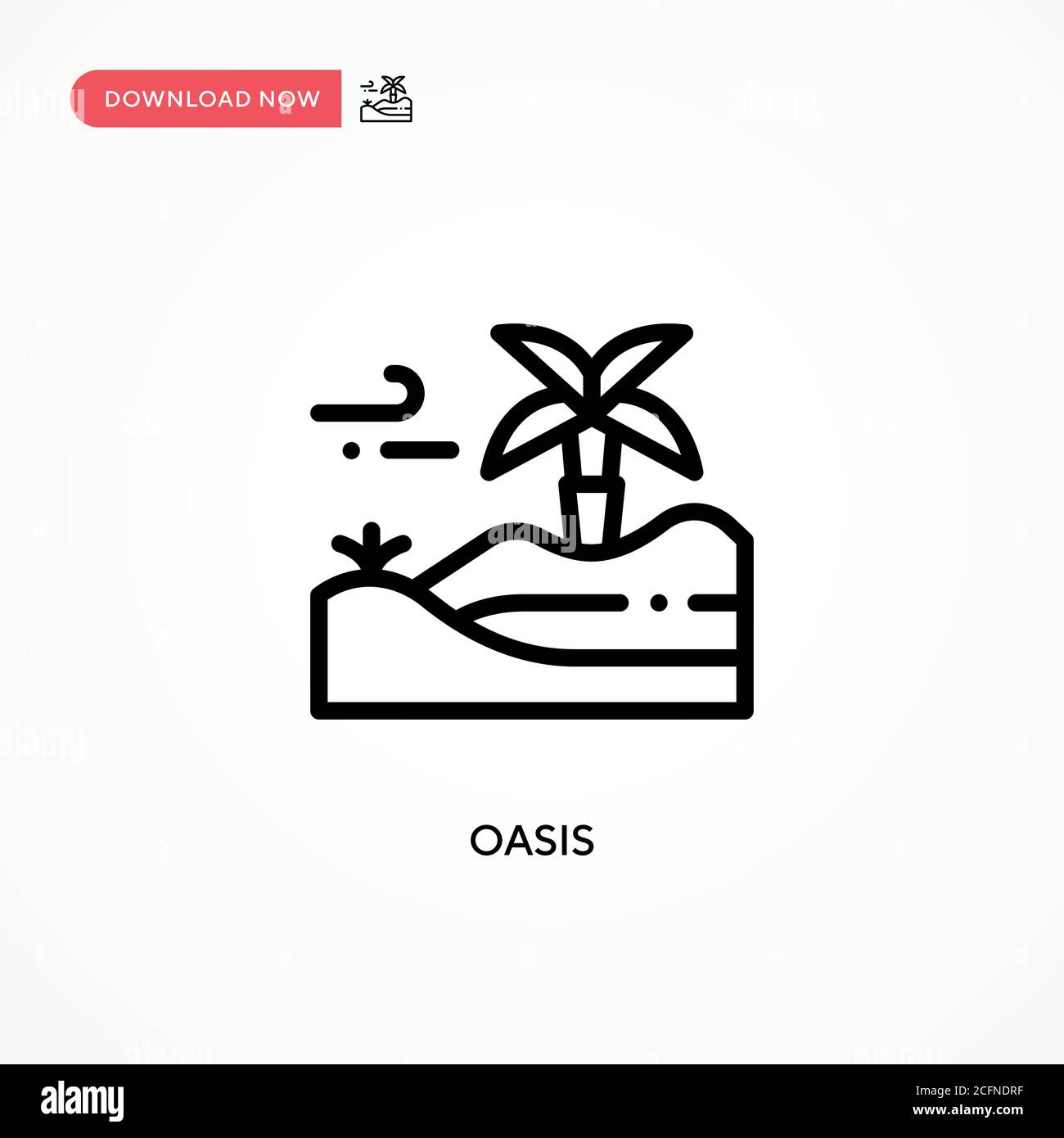 Safari, water, palm trees Cut Out Stock Images & Pictures - Alamy