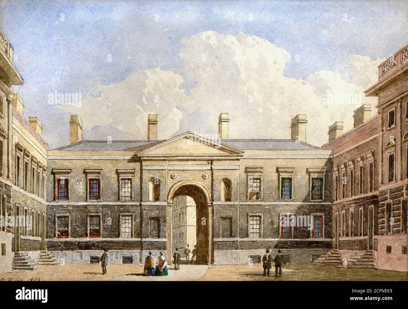 Canterbury quad hi-res stock photography and images - Alamy