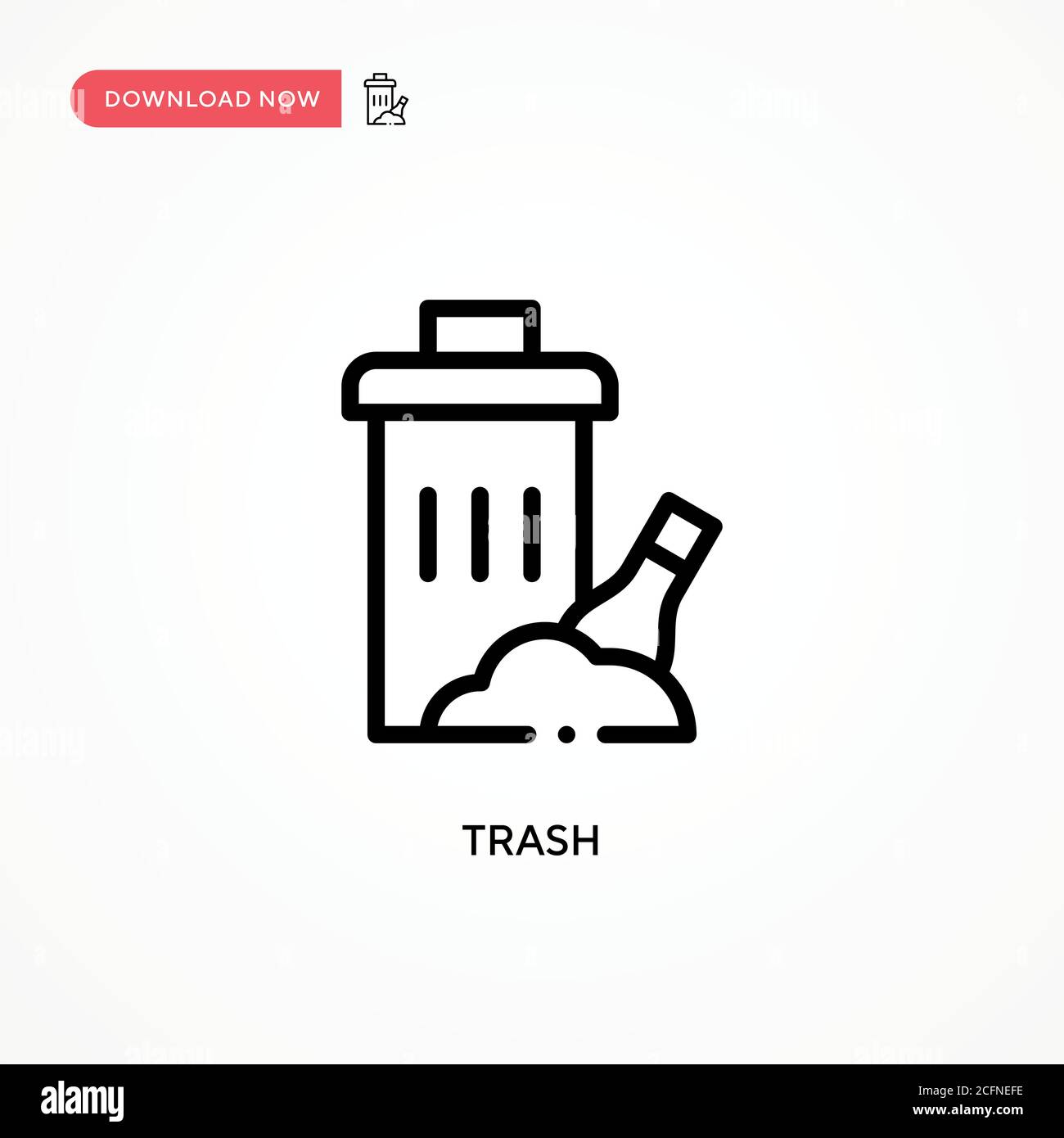 Plastic bottle dump site Stock Vector Images - Alamy