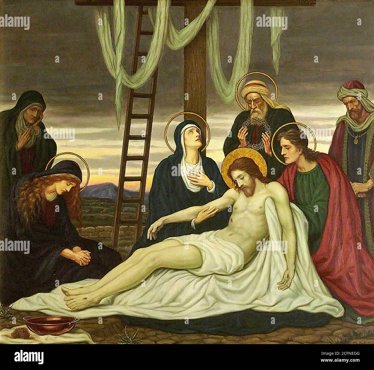 Prynne Edward Arthur Fellowes - Jesus Is Taken down from the Cross ...