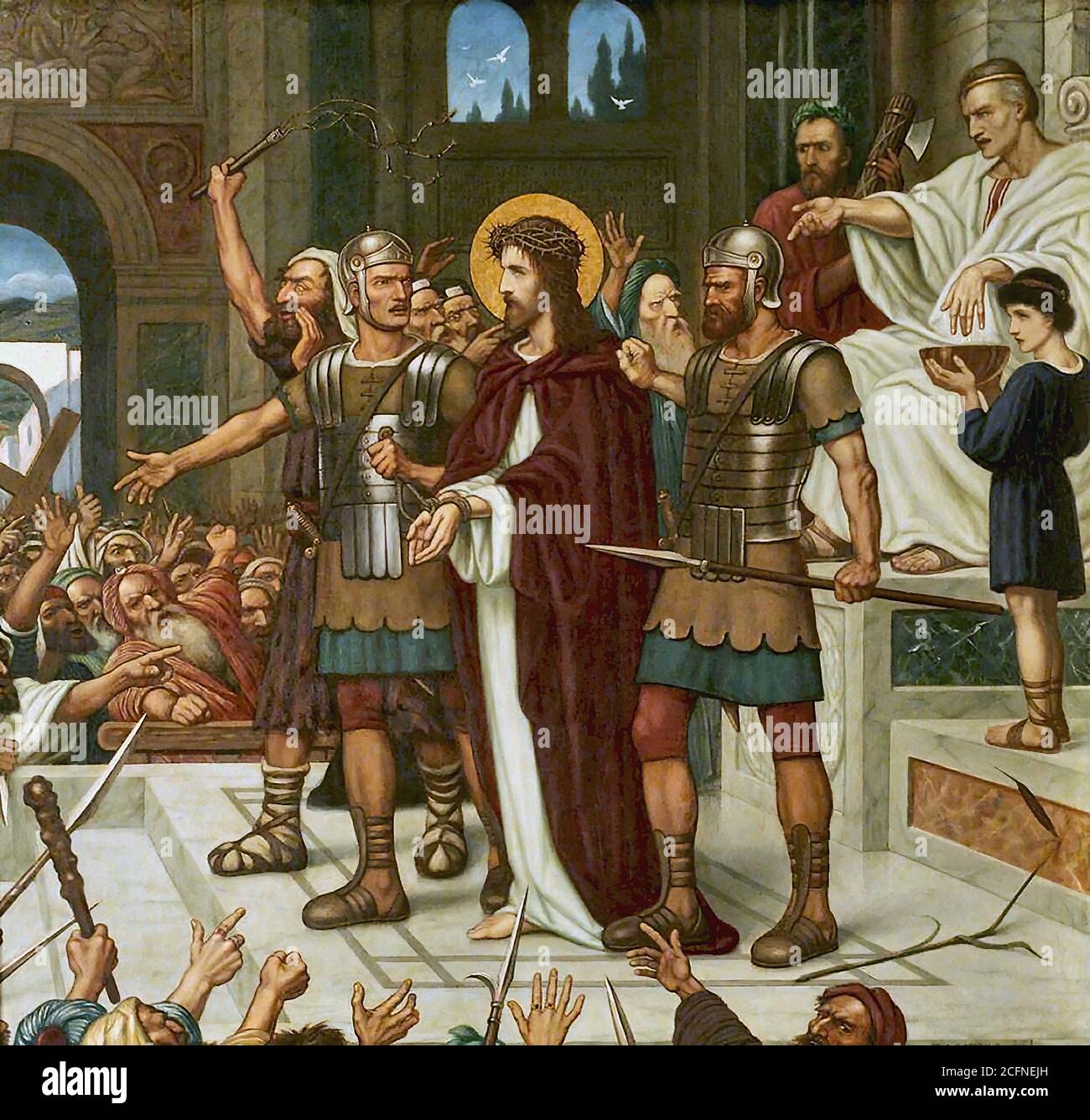 Christ condemned to death hi-res stock photography and images - Alamy