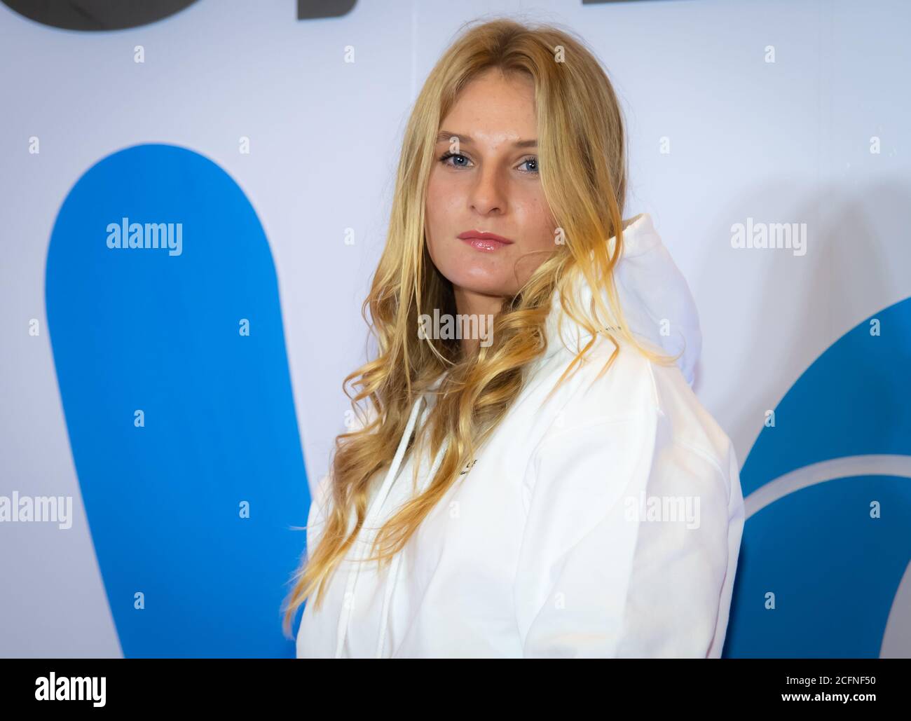 Dayana Yastremska of the Ukraine at the players party of the 2019 ...