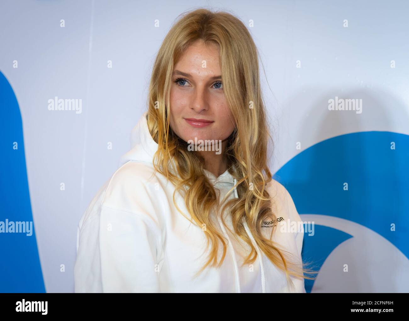 Dayana Yastremska of the Ukraine at the players party of the 2019 ...