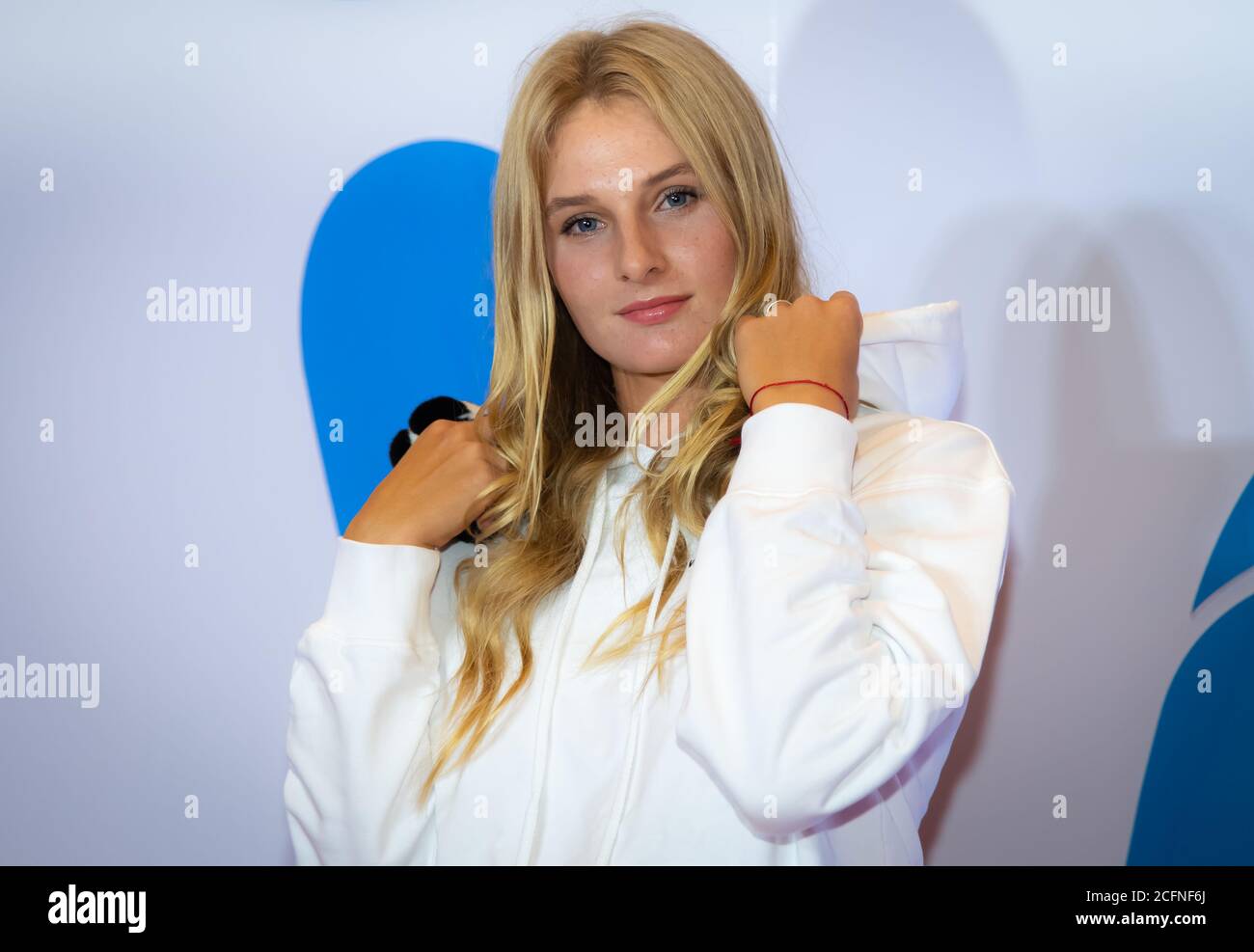 Dayana Yastremska of the Ukraine at the players party of the 2019 ...