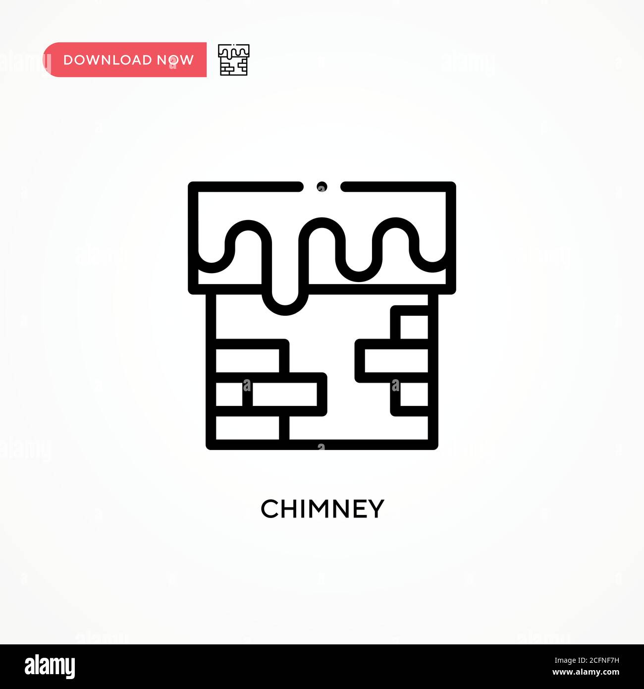 Chimney vector icon. Modern, simple flat vector illustration for web ...
