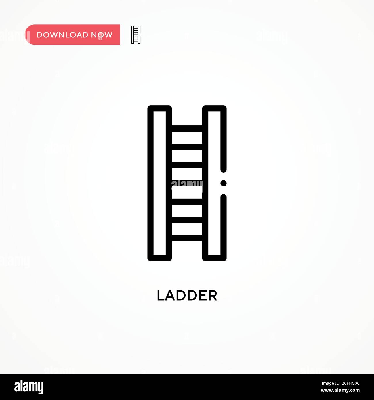 Ladder vector icon. Modern, simple flat vector illustration for web ...