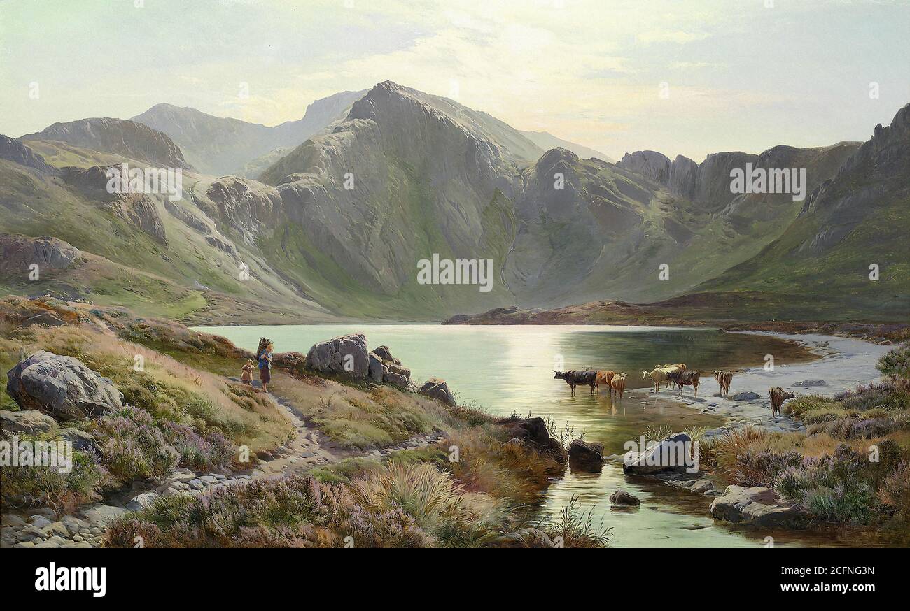 Llanberis 19th century hi-res stock photography and images - Alamy