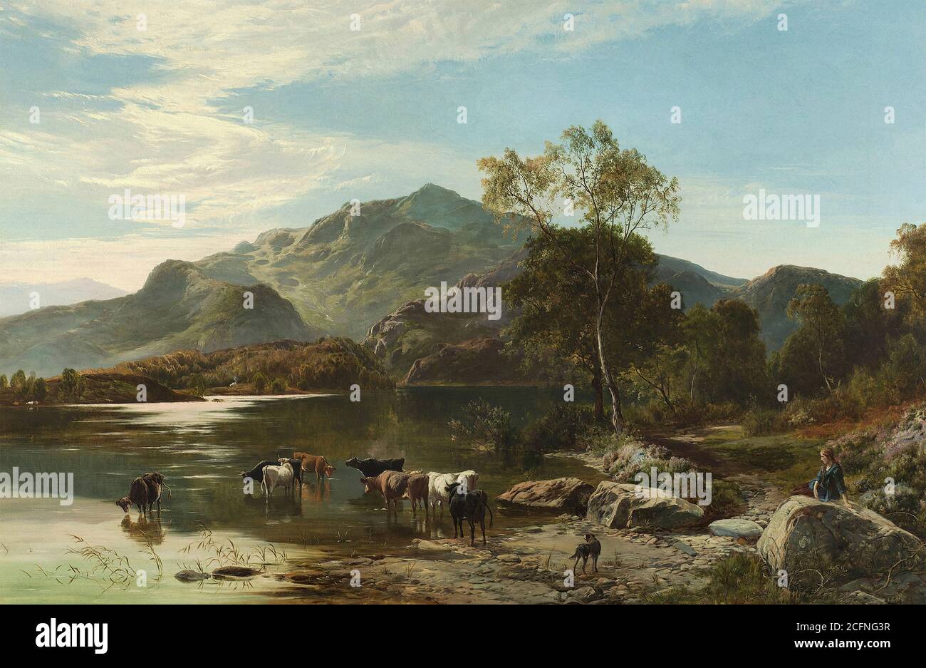 Percy Sidney Richard - Loch Katrine 1 - British School - 19th Century ...