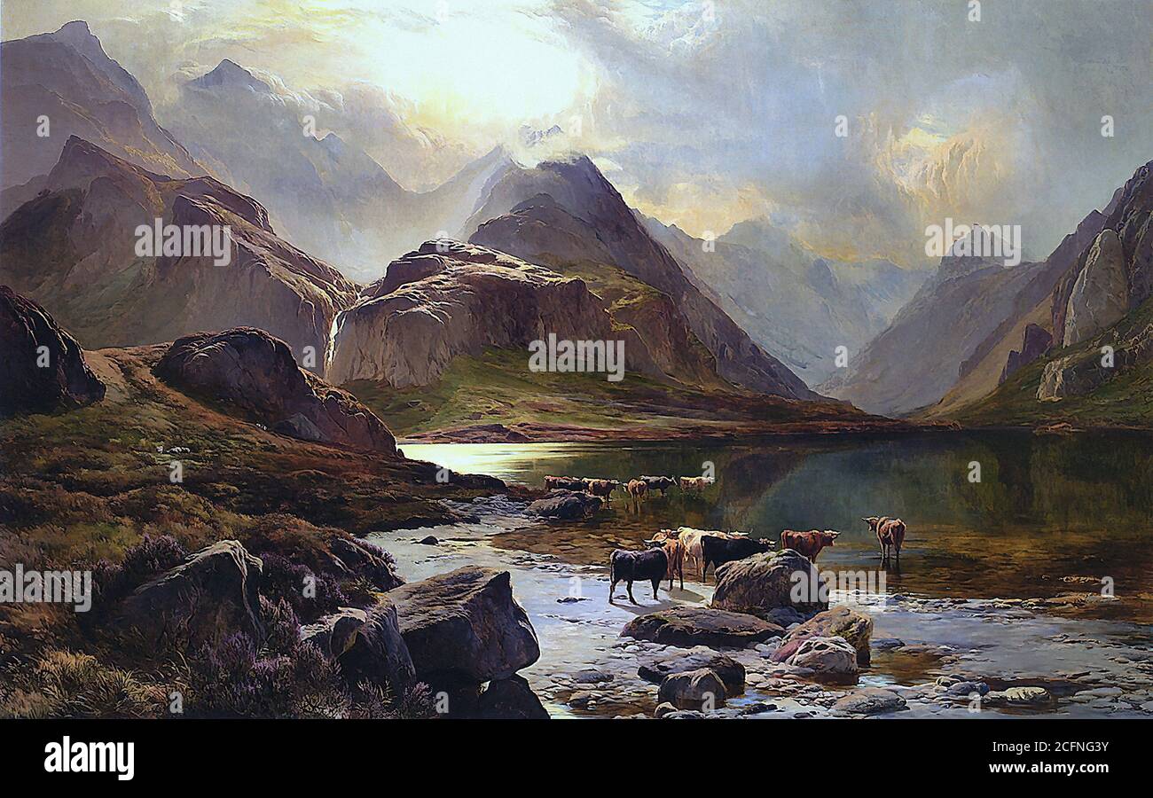 Percy Sidney Richard - Loch Coruisk Isle of Skye - British School ...