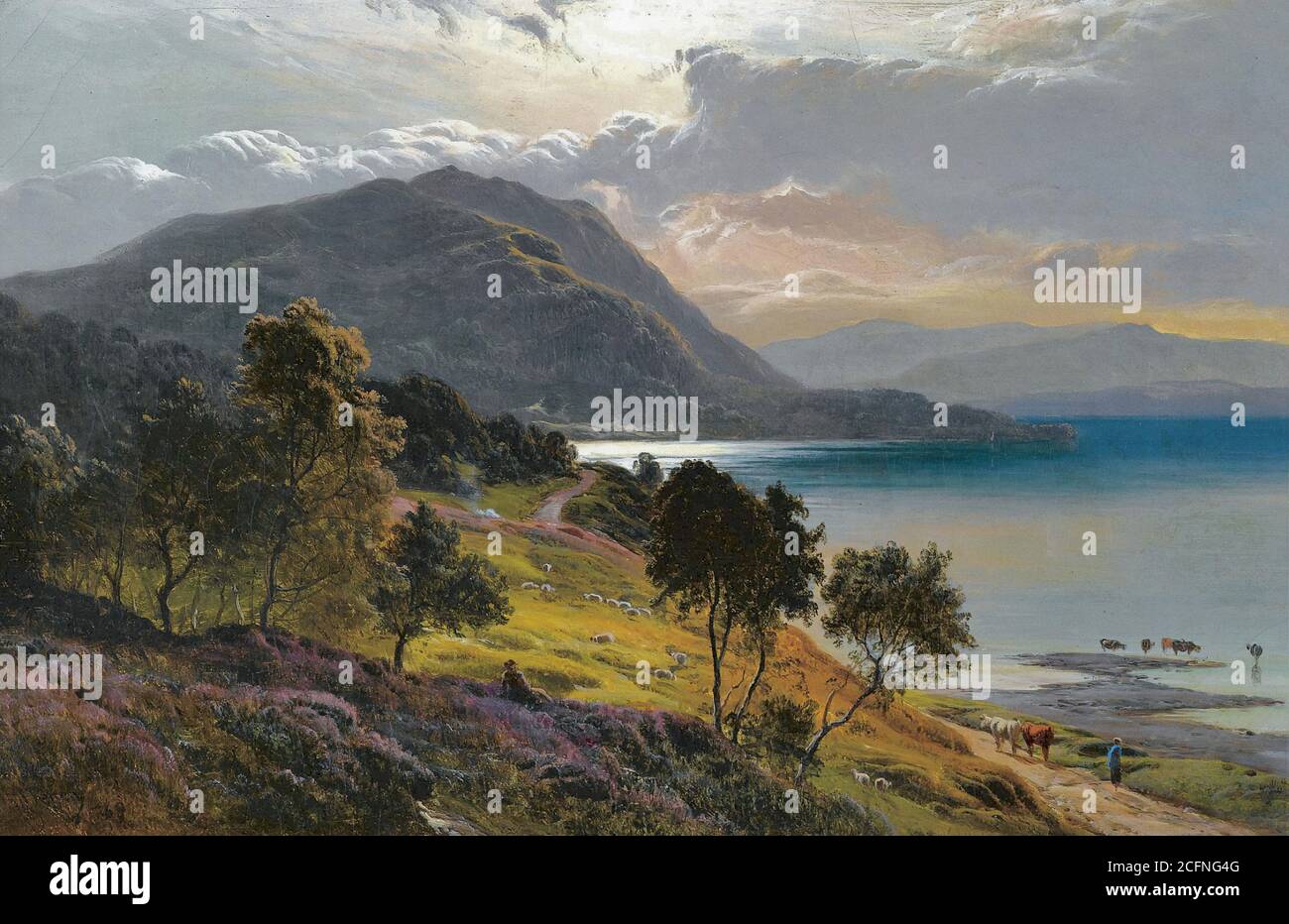 Percy Sidney Richard - Loch Linne - British School - 19th Century Stock ...