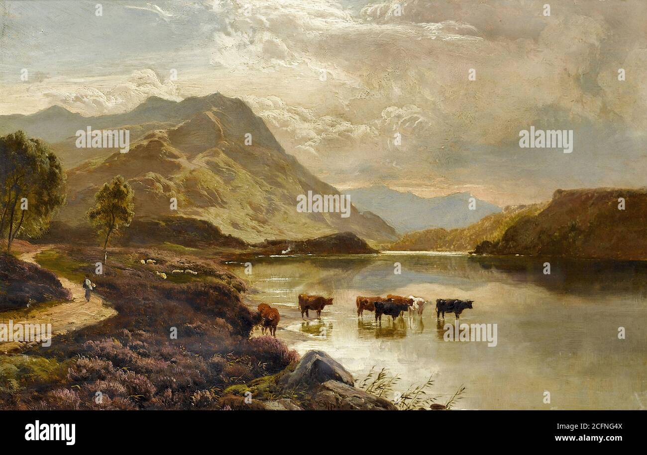 Percy Sidney Richard - Loch Inchair Perthshire - British School - 19th ...