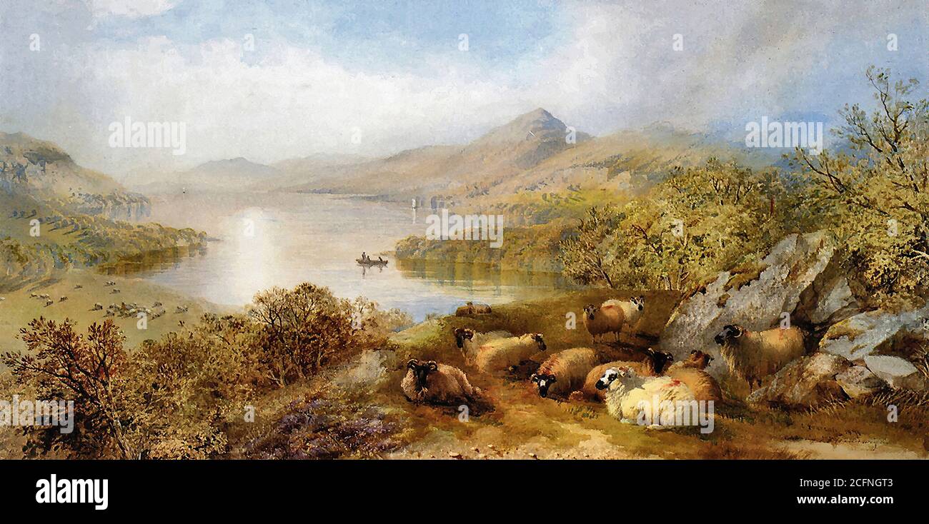 Pearson Cornelius - Loch Rannoch Perthshire - British School - 19th ...