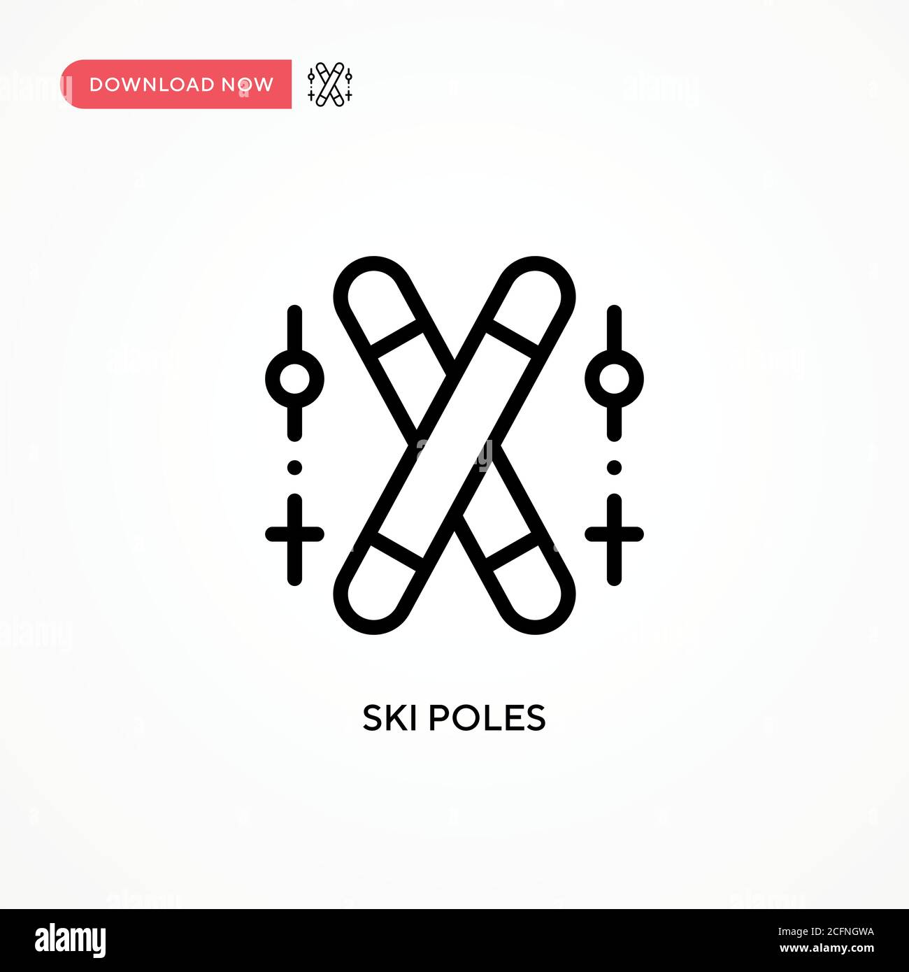 Nordic ski trail Stock Vector Images - Alamy