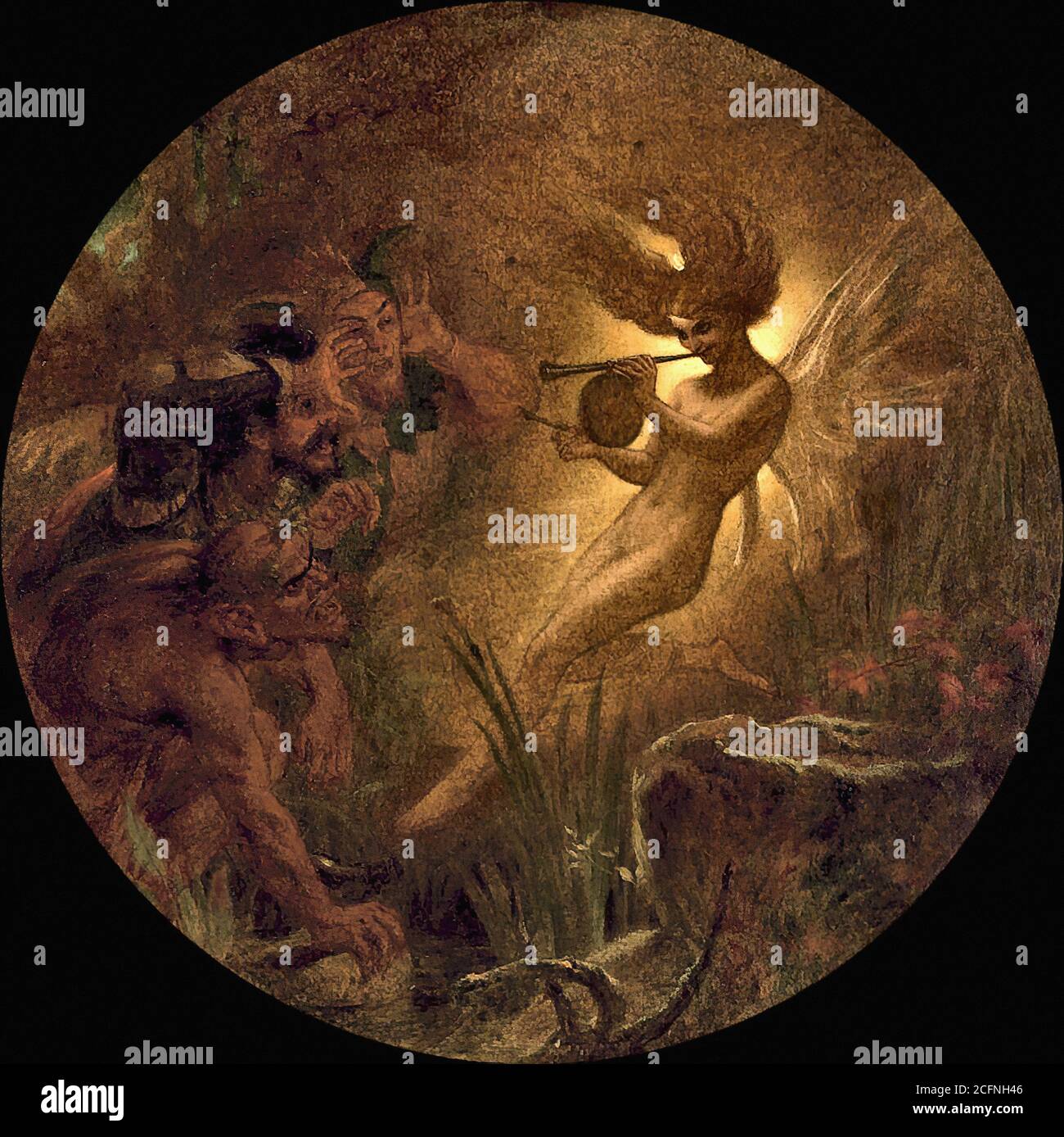 Paton Joseph Noel - Caliban Stephano and Trinculo Led by Ariel ...