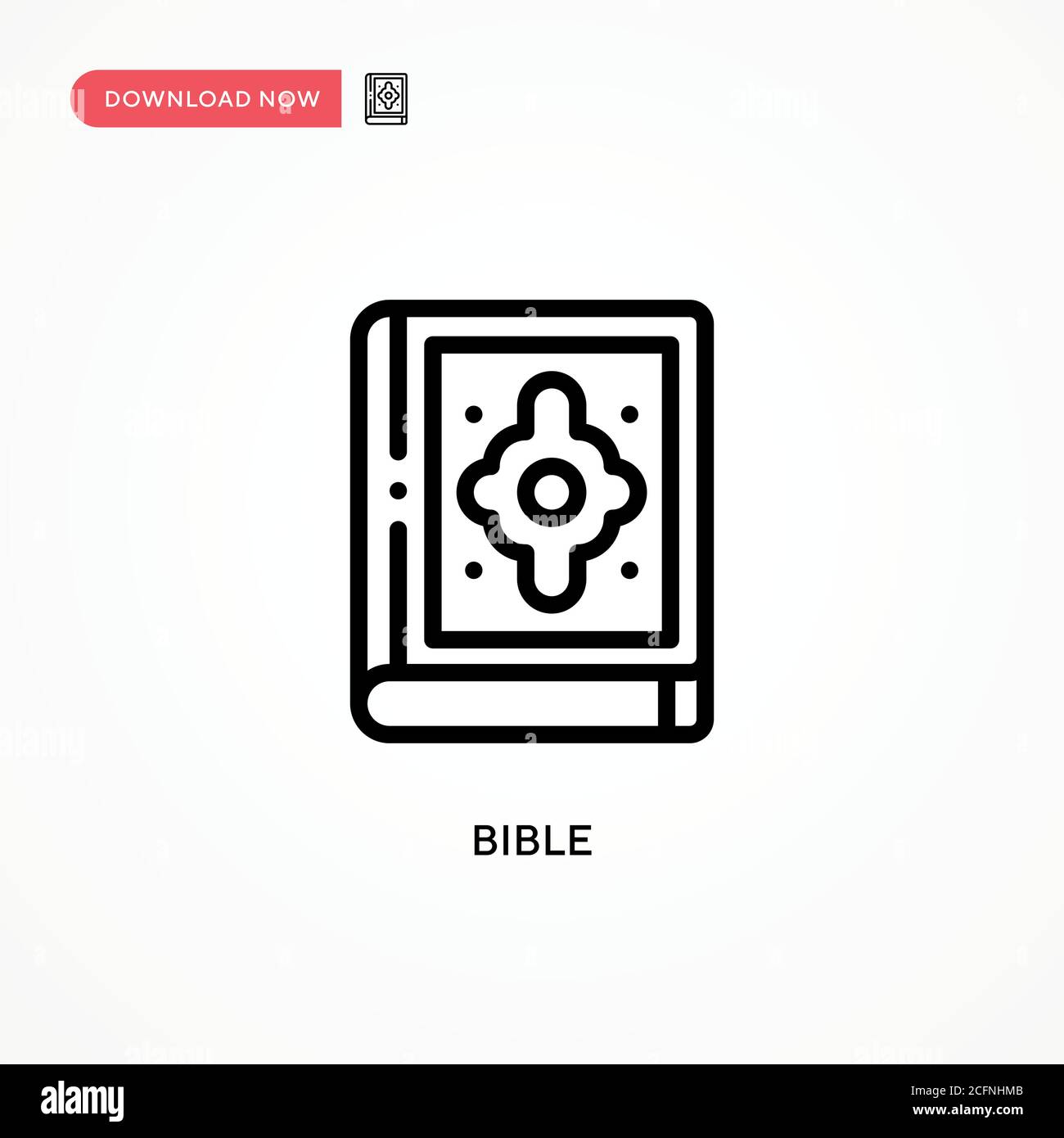 Bible vector icon. Modern, simple flat vector illustration for web site ...