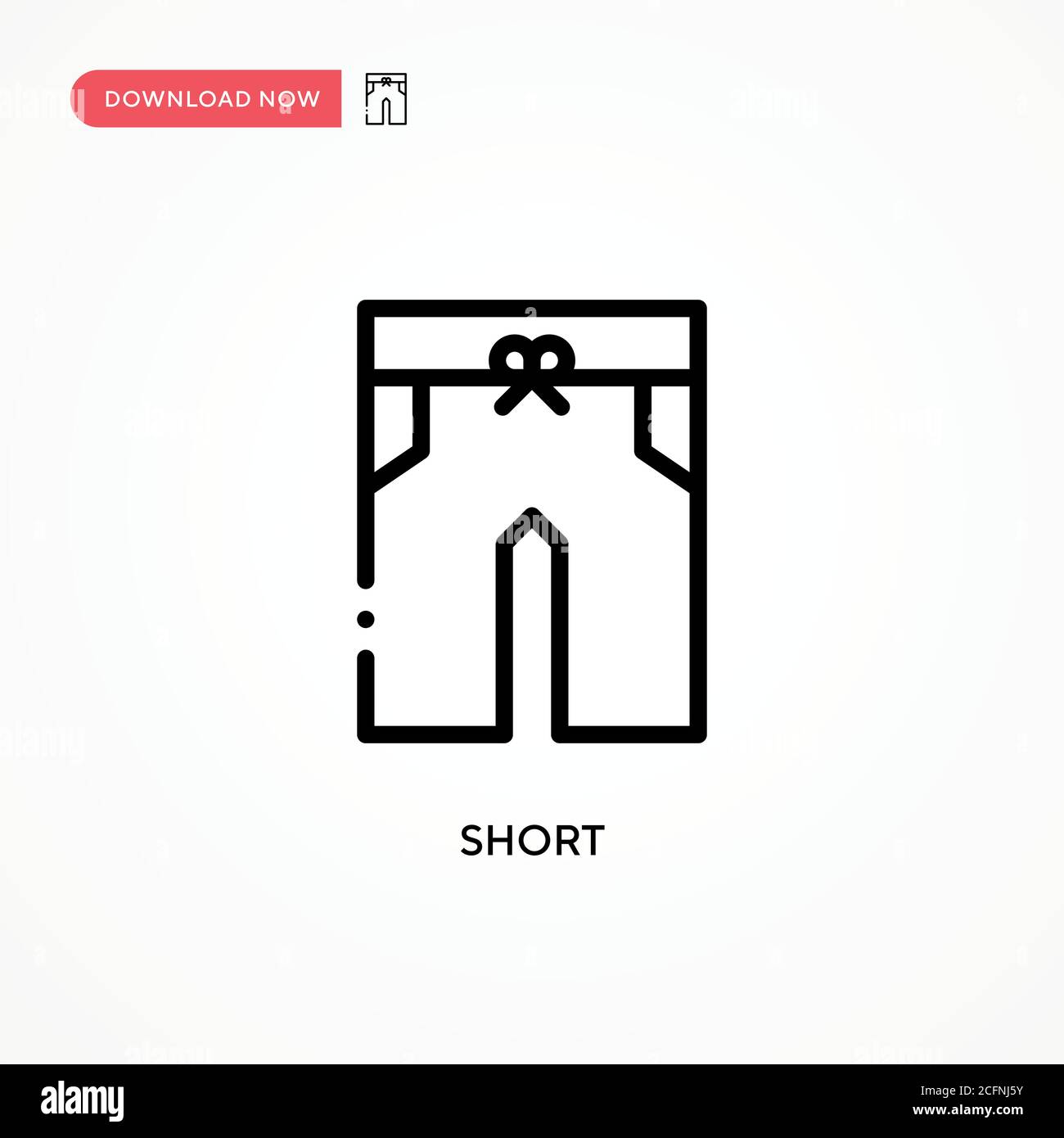 Short vector icon. Modern, simple flat vector illustration for web site ...