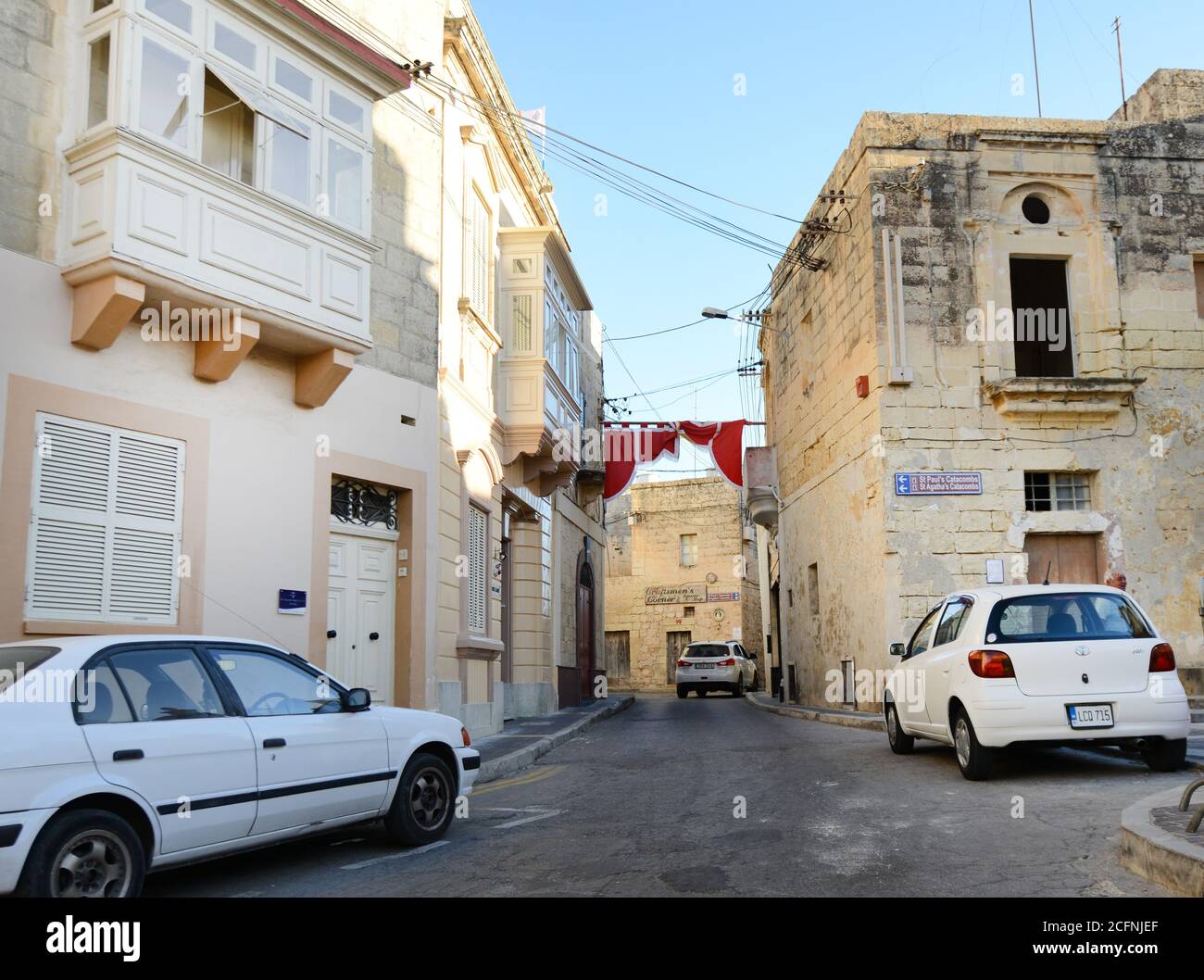 Driving through Ir-Rabat in Malta Stock Photo - Alamy