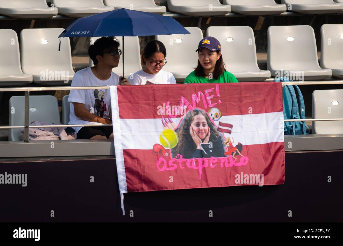 Jelena Ostapenko Fan at the 2019 China Open Premier Mandatory tennis ...