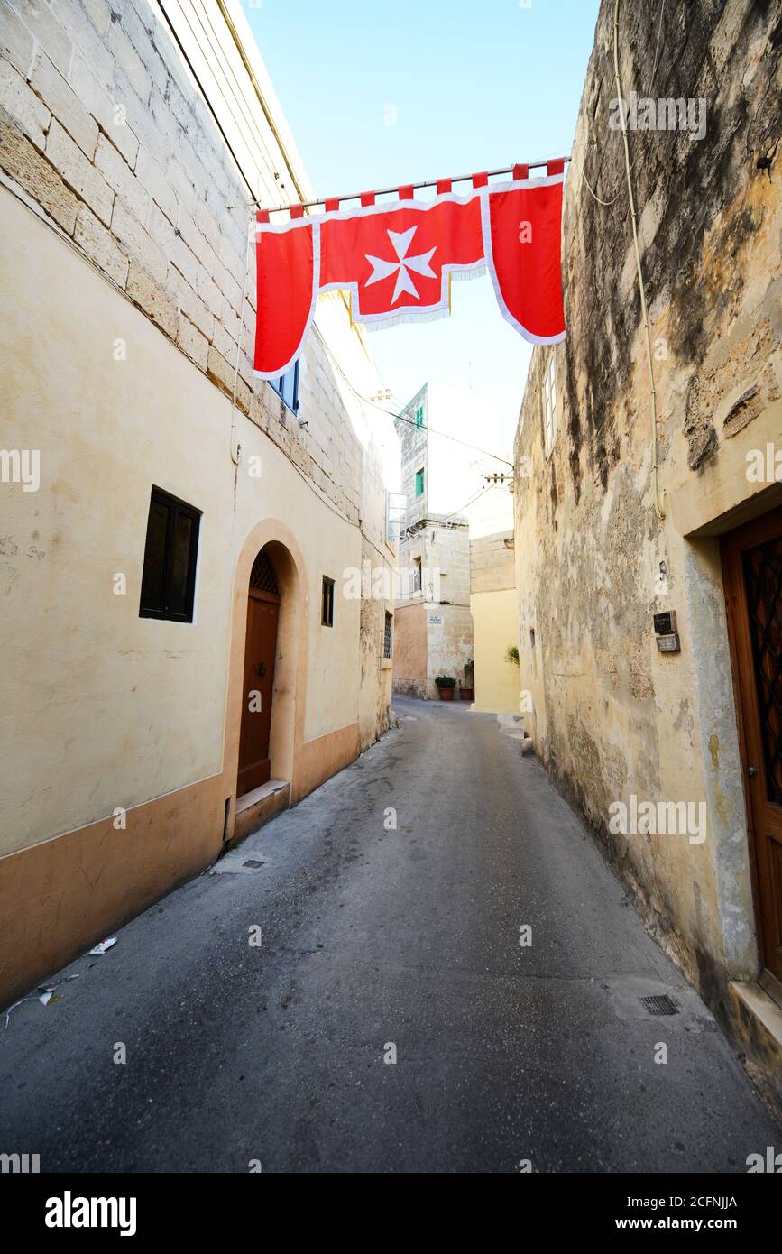 Driving through Ir-Rabat in Malta Stock Photo - Alamy