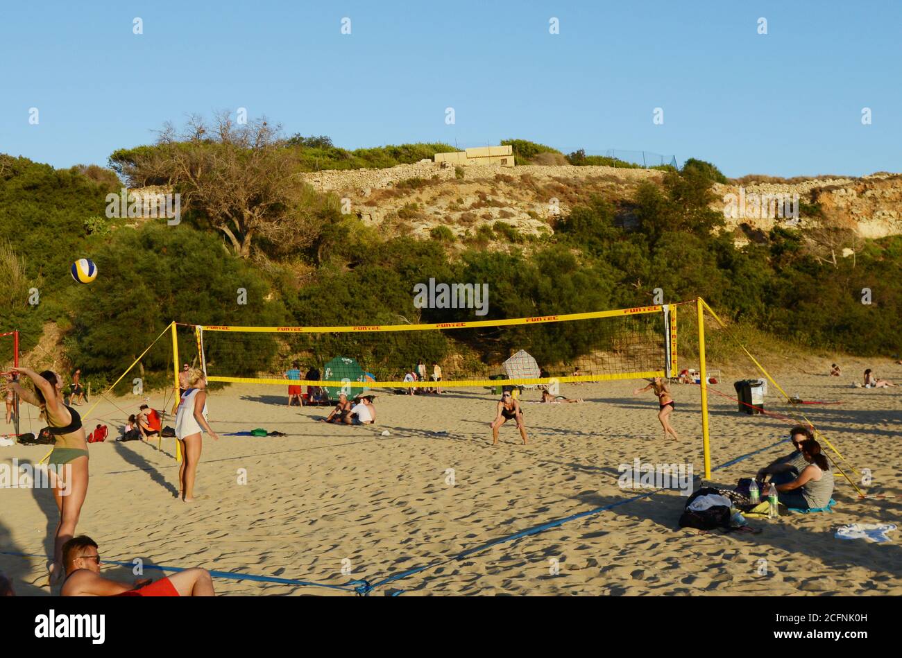 Golden Bay beach in Mellieha, Malta Stock Photo - Alamy