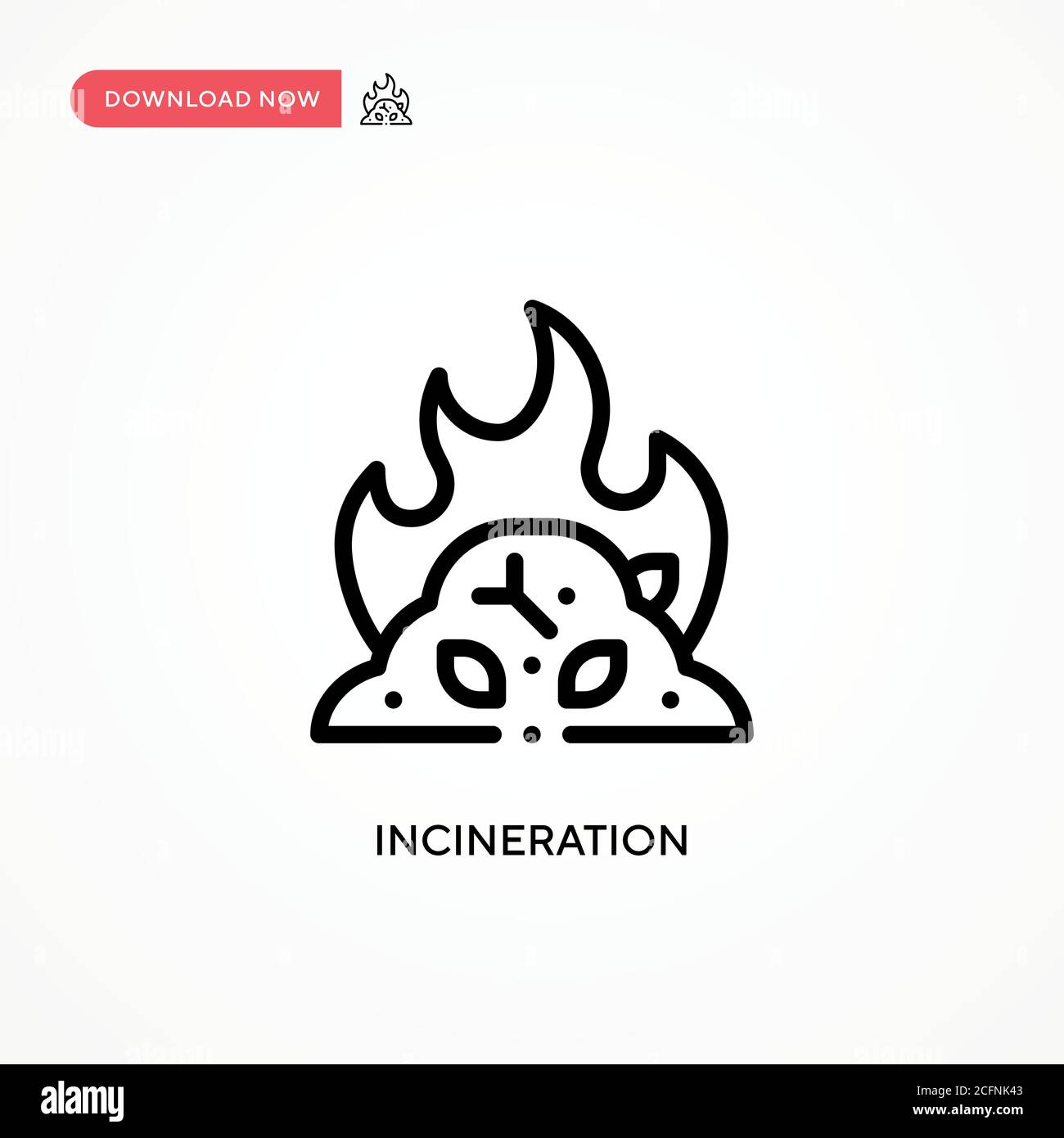 Incineration vector vectors hi-res stock photography and images - Alamy