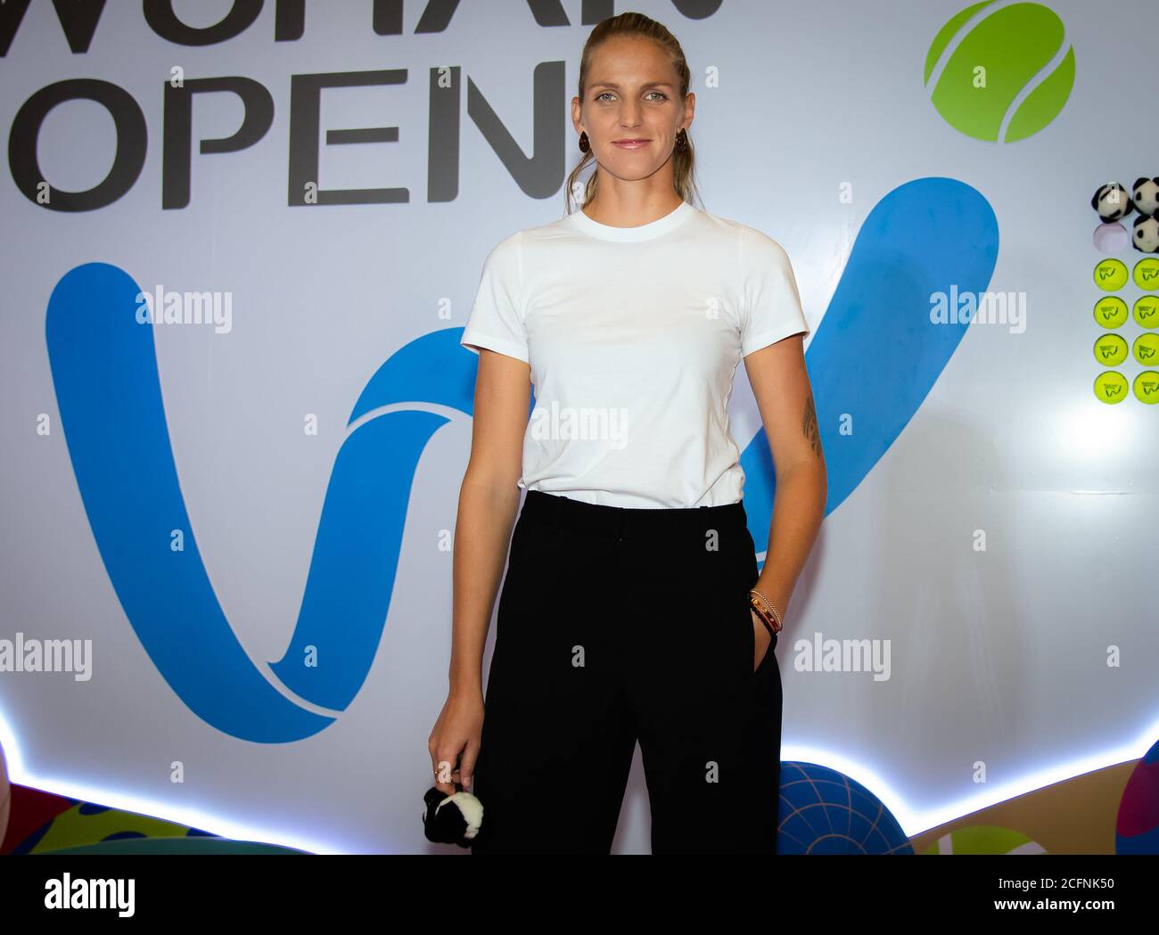 Karolina Pliskova of the Czech Republic at the players party of the ...