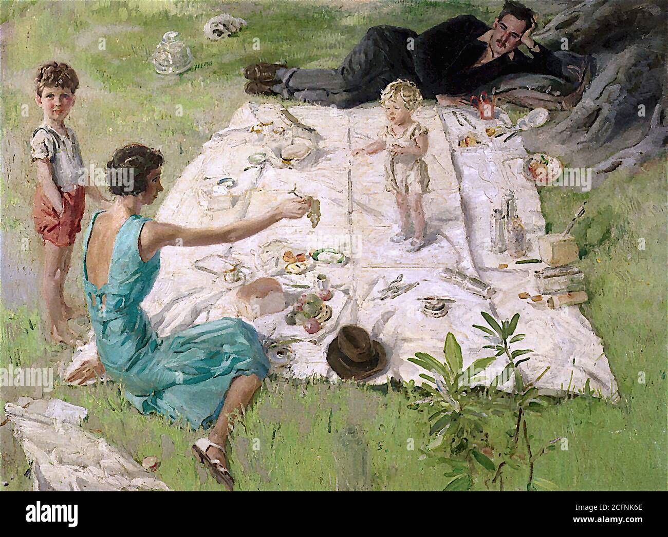 Nicholson Sir William - the Ridley Family - British School - 19th ...