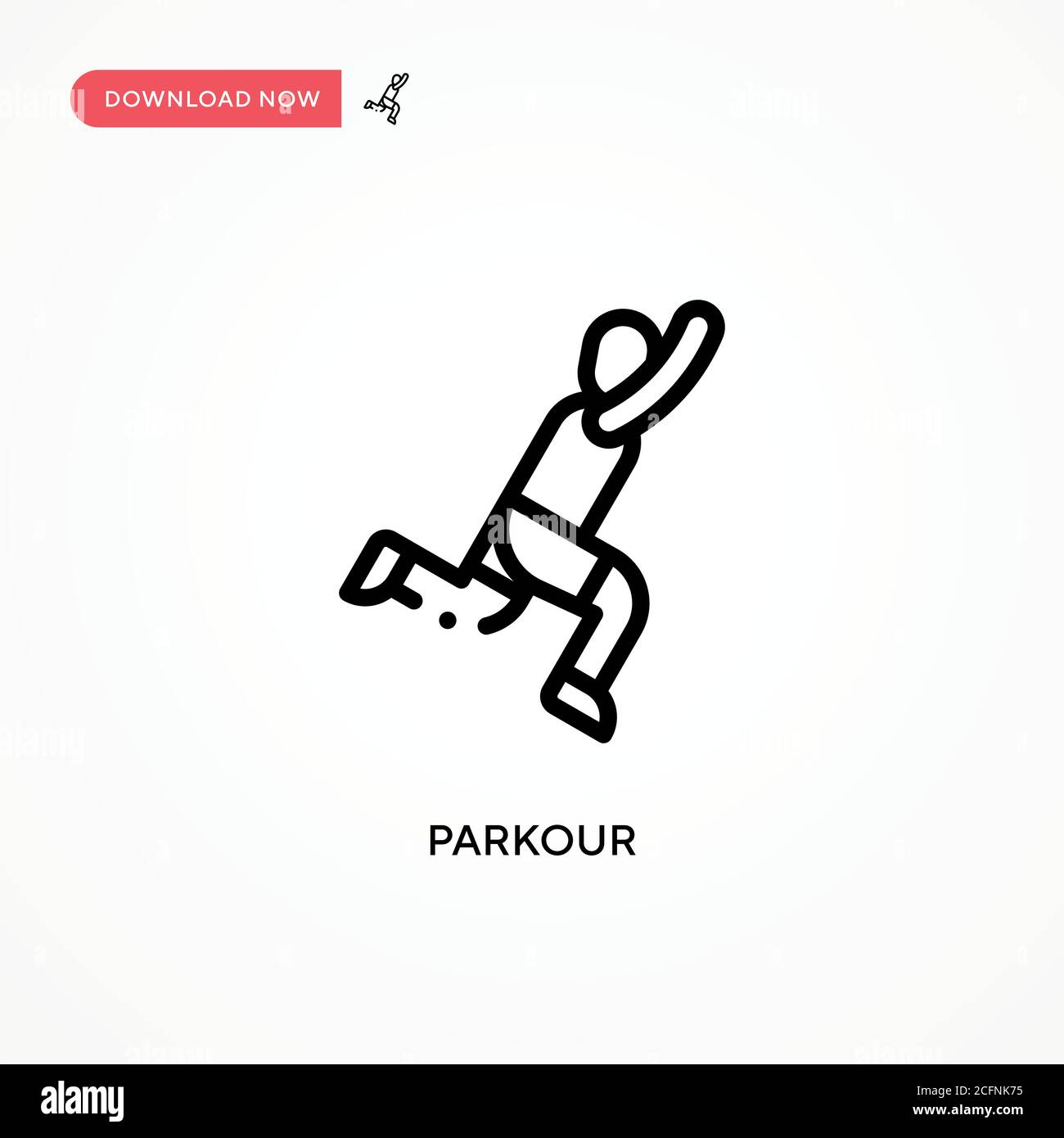 Extreme parkour vector vectors hi-res stock photography and images - Alamy