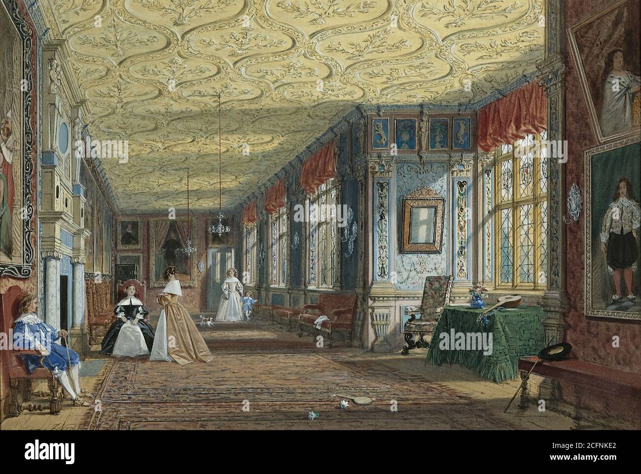 Nash Joseph - the Cartoon Gallery Knole Kent - British School - 19th ...