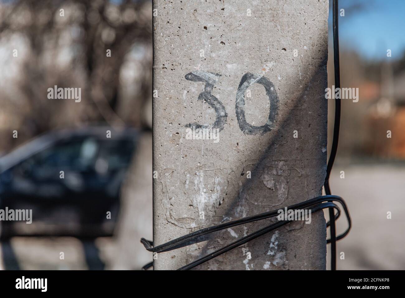 Number column pillar hi-res stock photography and images - Alamy