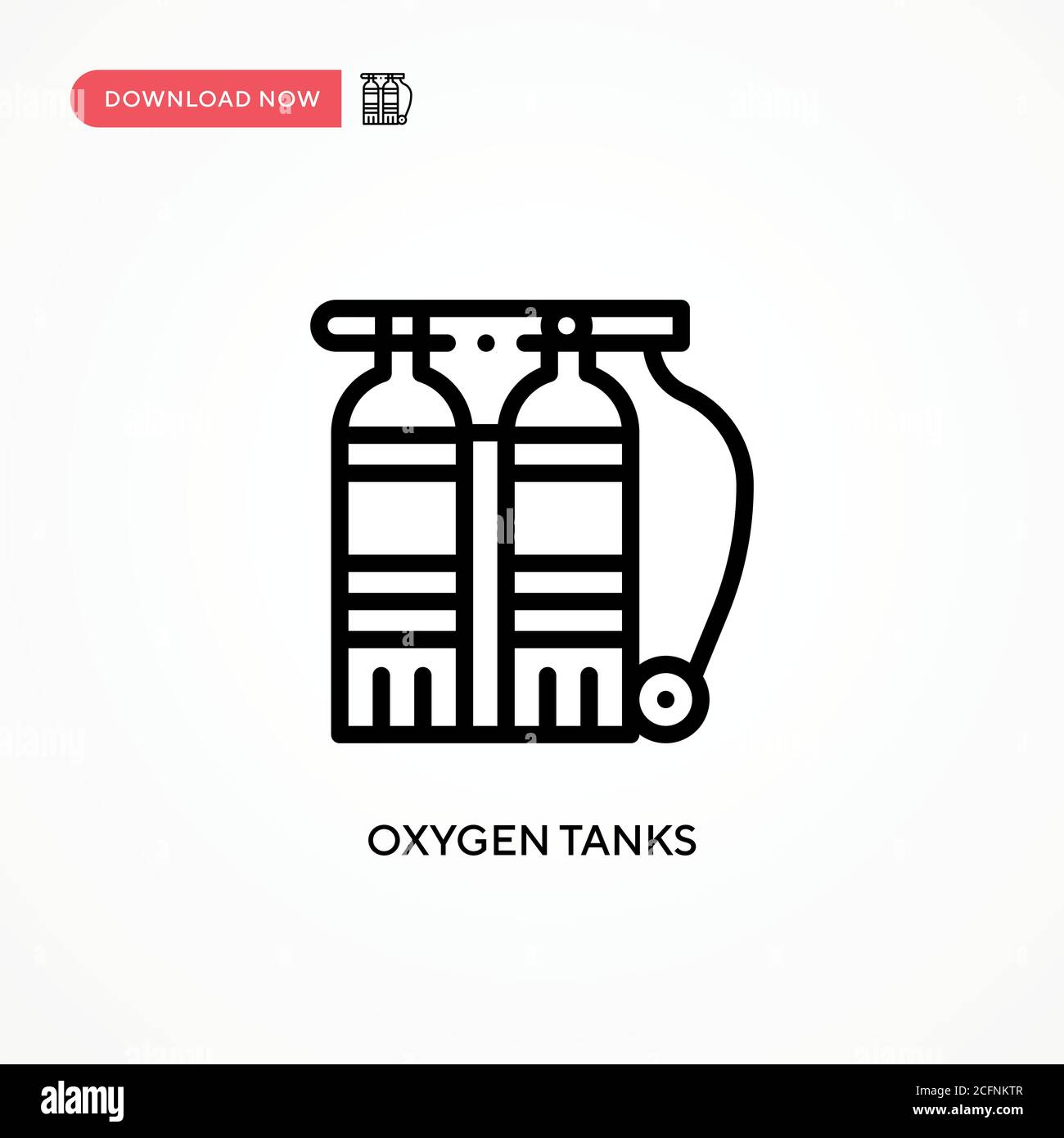 Oxygen hospital tanks Stock Vector Images - Alamy